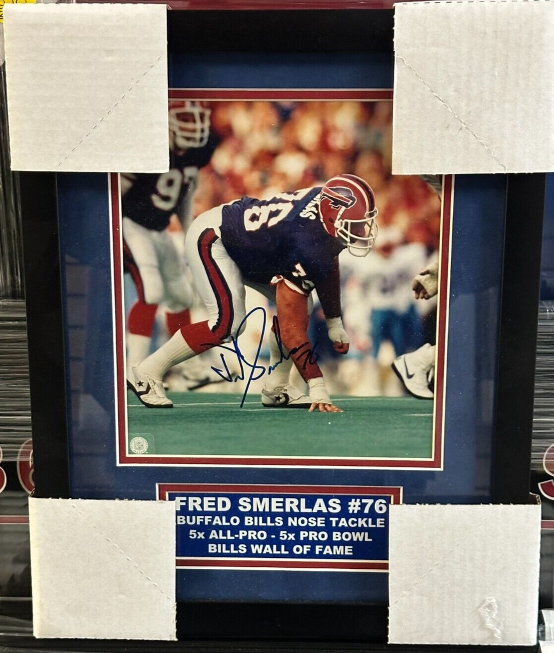 Fred Smerlas Autographed 8x10 Photo Framed Buffalo Bills HOF – Phil and ...