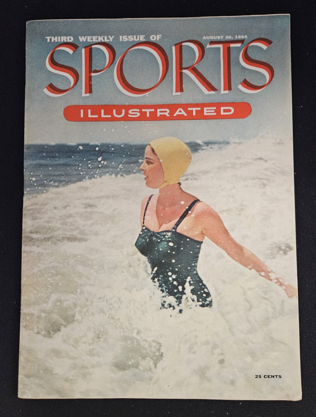 RARE 3RD ISSUE OF SPORTS ILLUSTRATED 8-30-1954 FIRST EVER SWIMSUIT COV ...