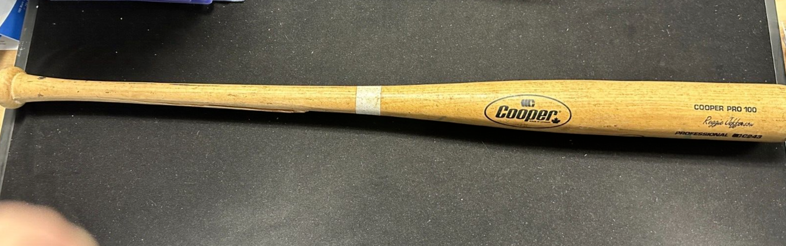 1990's Reggie Jefferson Autographed Game Used Cooper Pro 100 C243 Mode ...