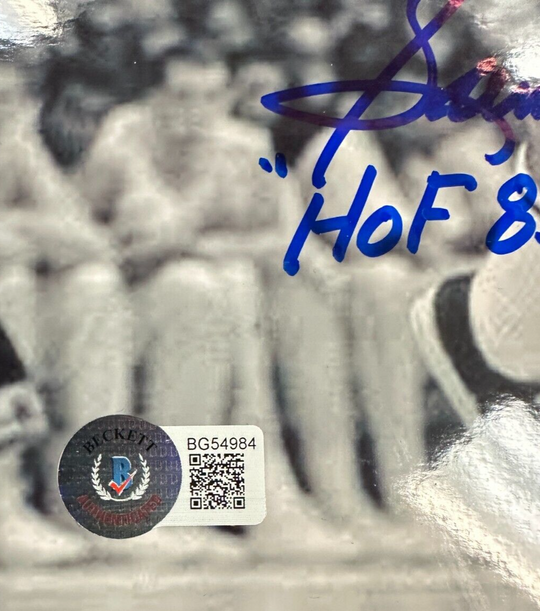 Sam Jones Autographed 8x10 Photo W/ HOF 83 & NBA 50 Insc Boston Celtic ...