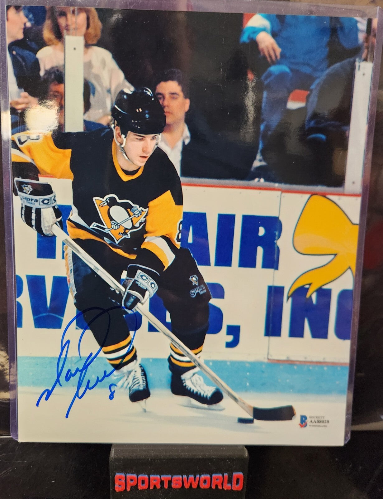 Mark Recchi Signed 8x10 Photo Pittsburgh Penguins HOF Beckett COA ...