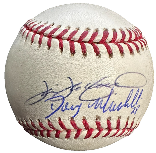 Tim Wakefield & Doug Mirabelli Autographed OML Baseball Boston Red Sox ...